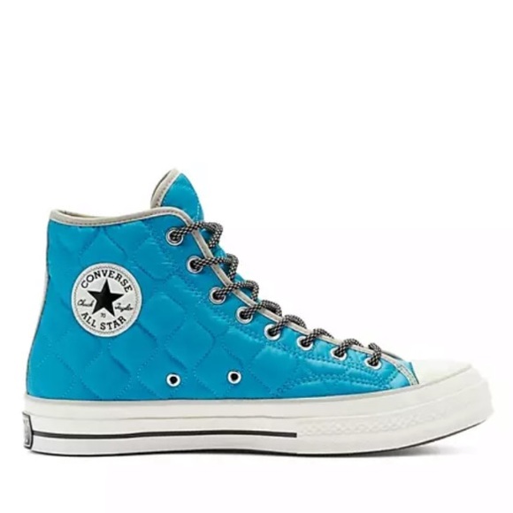 Converse | Shoes | Converse Chucks 7 Quilted Blue Hi Sneakers New ...